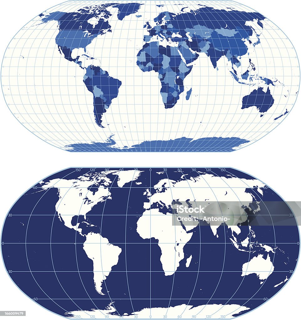 World Map With Graticules Stock Illustration - Download Image Now ... World Map With Graticules Stock Illustration - Download Image Now ...
