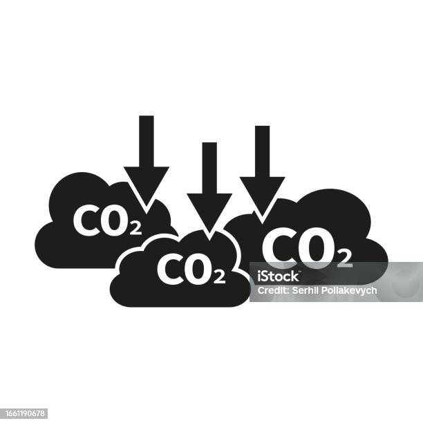 Icône De Réduction Des Émissions De Co2 Illustration Vectorielle Spe 10