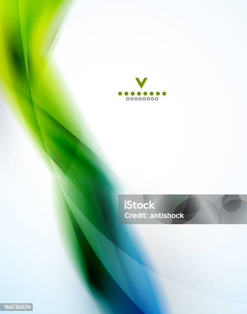 Abstract Blue And Green Wave Background向量圖形及更多乾淨圖片 乾淨 互聯網 光 Istock