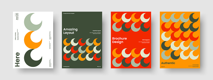Template Sampul Buku Geometris Tata Letak Latar Belakang Terisolasi