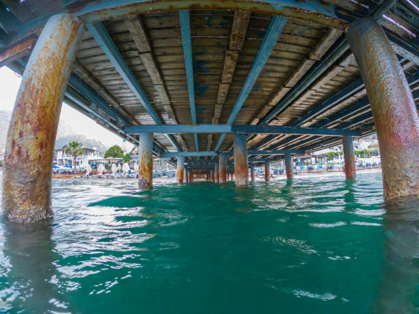 Free Stock Photo of Underneath a Pier: View of the Ocean | Download ...