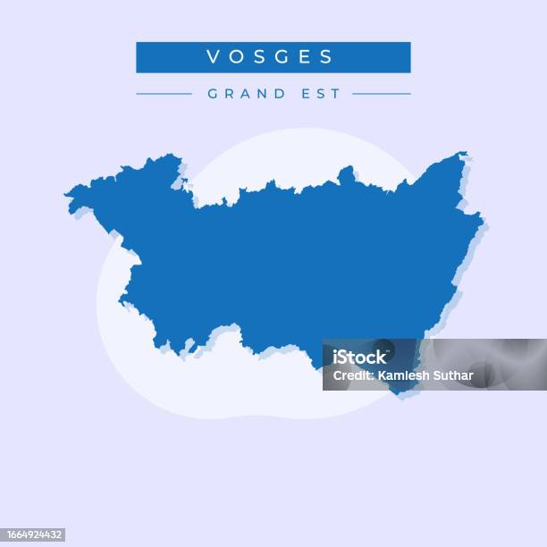 Ilustración de Vector De Ilustración Vectorial Del Mapa De Los Vosgos ... Ilustración de Vector De Ilustración Vectorial Del Mapa De Los Vosgos ...
