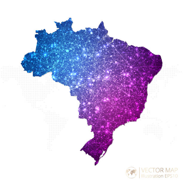 130 Mapa De Brasil Y Viajes Infografía Plantilla De Diseño Fotografías