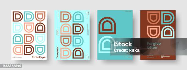 Tata Letak Latar Belakang Modern Template Poster Abstrak Desain Banner