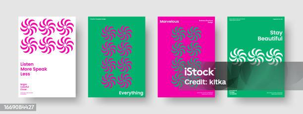 Desain Brosur Modern Tata Letak Sampul Buku Abstrak Template Banner