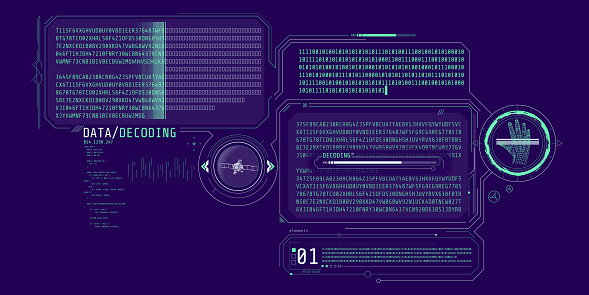 Vetores de Projeto De Interface Hud Para Decodificação De Sinais De ... Vetores de Projeto De Interface Hud Para Decodificação De Sinais De ...