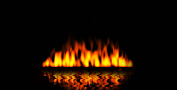 Free Stock Photo of Fire Reflection Represents Mirrored Blazing And ...