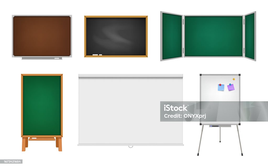 School Boards Business Whiteboards For Presentations Decent Vector