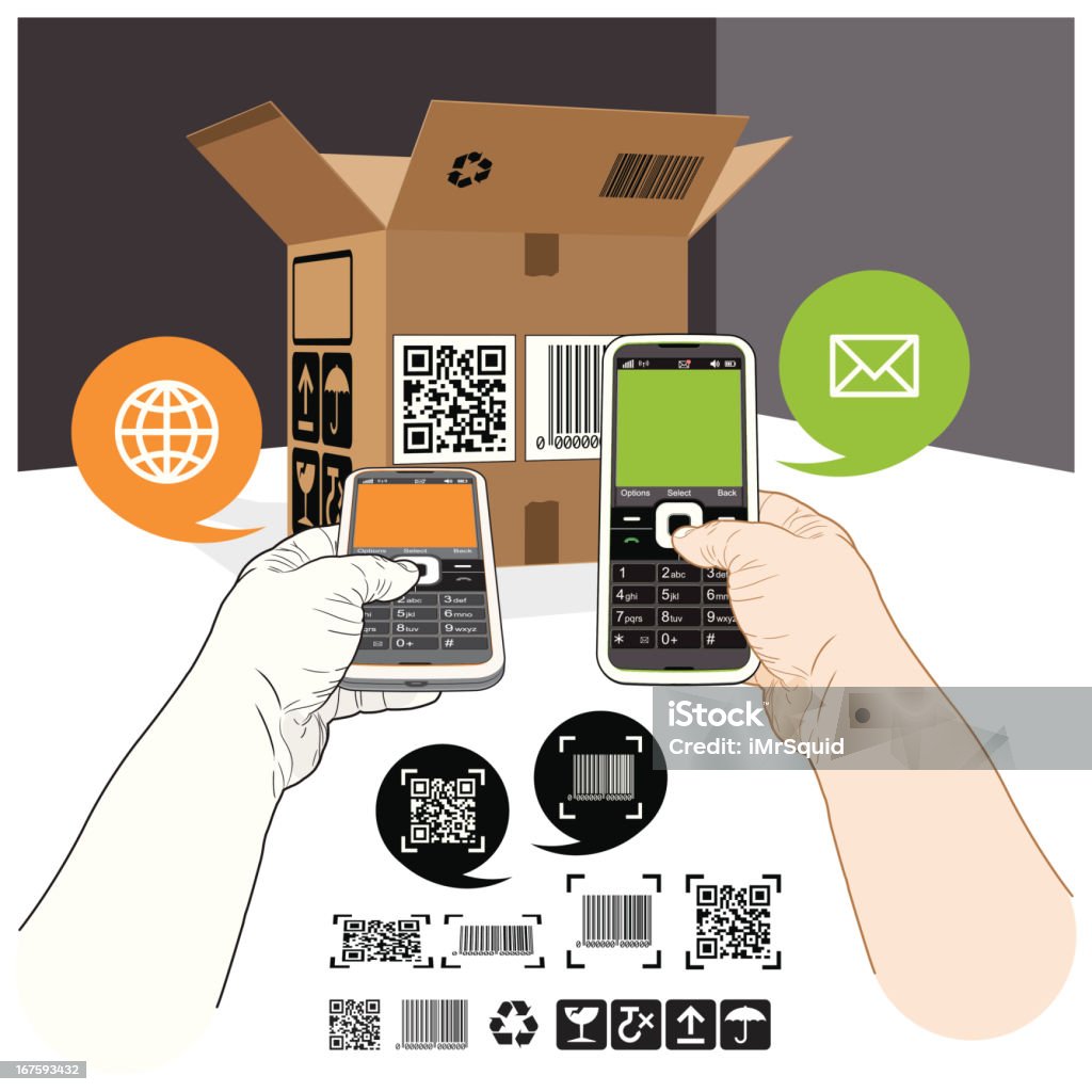 Pemindaian Seluler Label Kode Qr Dan Kode Batang Ilustrasi Stok - Unduh ... Pemindaian Seluler Label Kode Qr Dan Kode Batang Ilustrasi Stok - Unduh ...