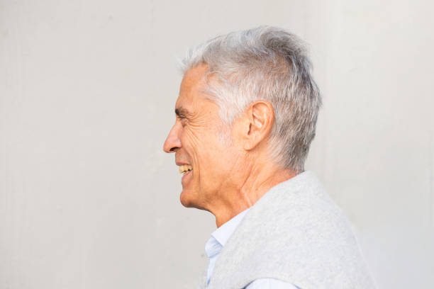 Free picture: Portrait sketch of old man medieval style side view