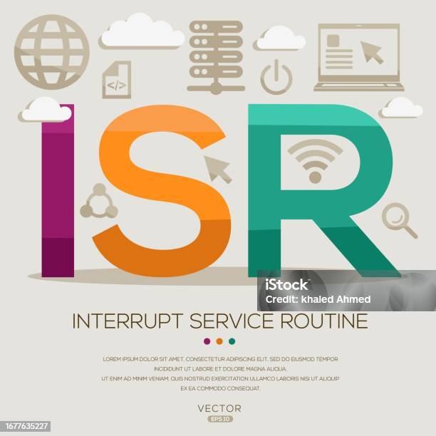 Isr Interrupt Service Routine Stock Illustration Download Image Now Acronym Business