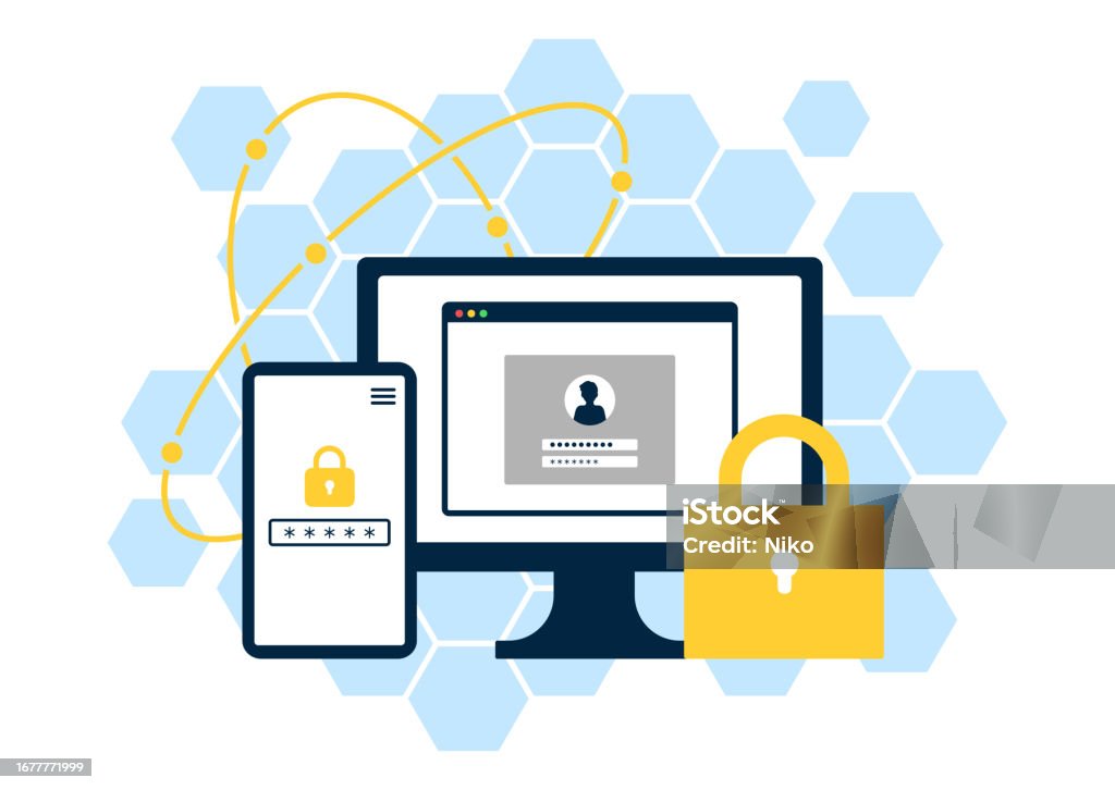 Conceptual Illustration Of Twofactor Authentication Security Management