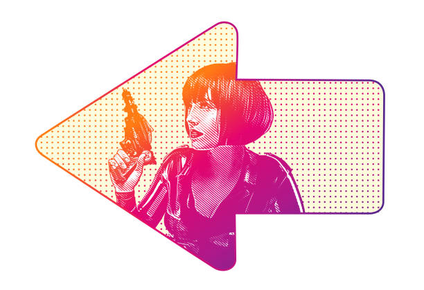 140 Pin Up Girl With Gun Stock Illustrations Royalty Free Vector Graphics And Clip Art Istock
