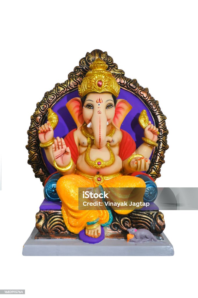Dewa Ganpati Ganesha Dengan Latar Belakang Putih Ganpati Bahagia Ganesh ... Dewa Ganpati Ganesha Dengan Latar Belakang Putih Ganpati Bahagia Ganesh ...