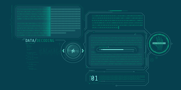 Vetores de Projeto De Interface Hud Para Decodificação De Sinais De ... Vetores de Projeto De Interface Hud Para Decodificação De Sinais De ...