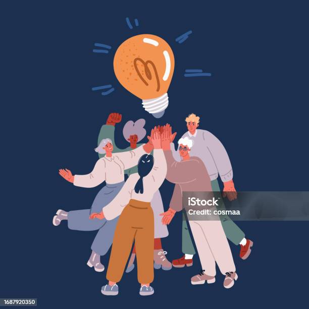Ilustrasi Vektor Kartun Dari Brainstorming Tim Tim Manajer Sukses ... Ilustrasi Vektor Kartun Dari Brainstorming Tim Tim Manajer Sukses ...