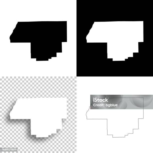 Woodford County Illinois Maps For Design Blank White And Black