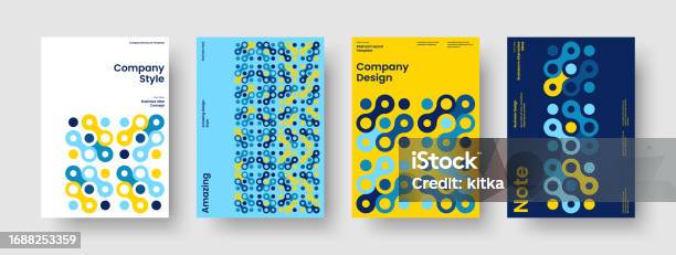 Template Presentasi Bisnis Modern Desain Latar Belakang Kreatif Tata