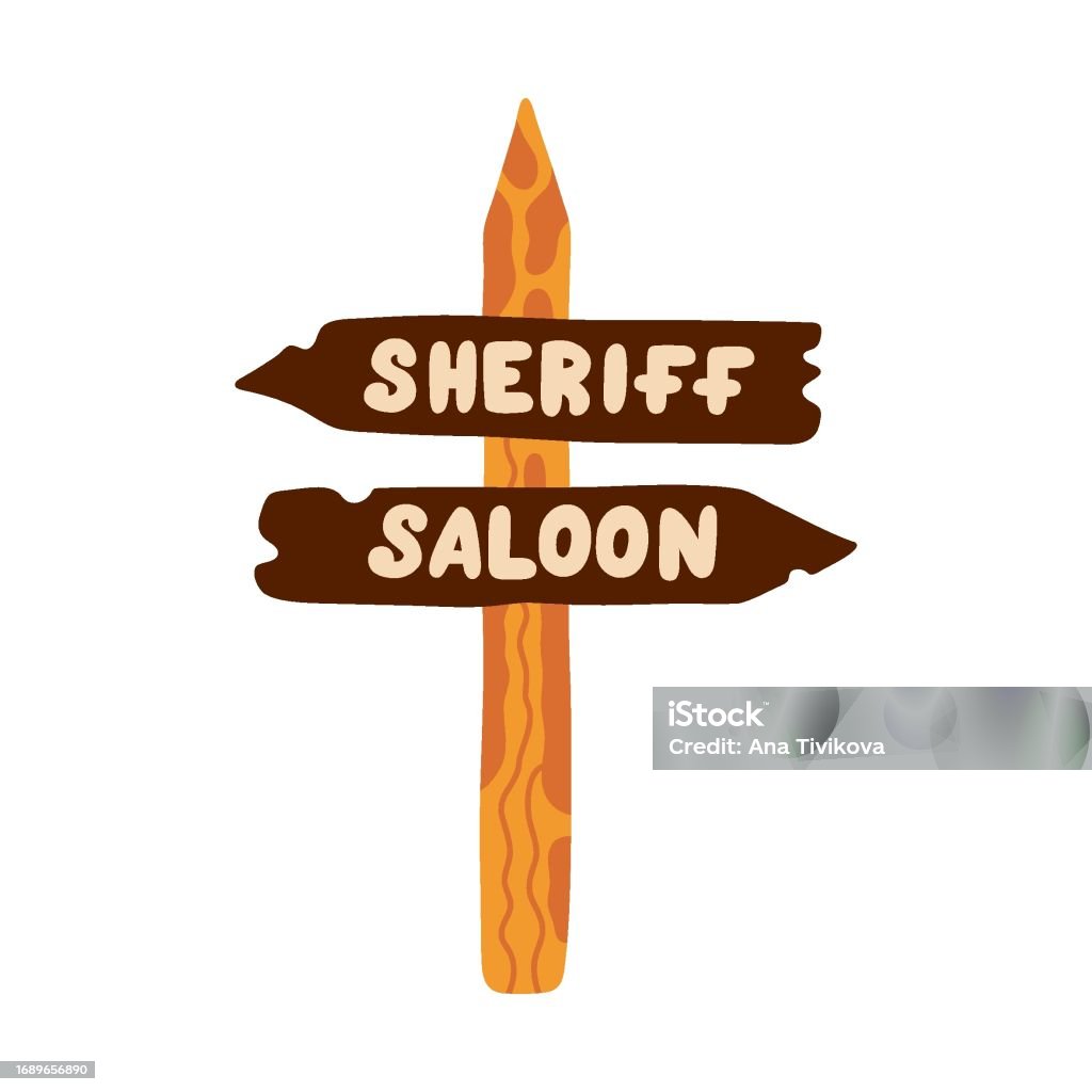 Westernholzschild Mit Pfeilen Und Schriftzug Sheriff Und Saloon Im ... Westernholzschild Mit Pfeilen Und Schriftzug Sheriff Und Saloon Im ...