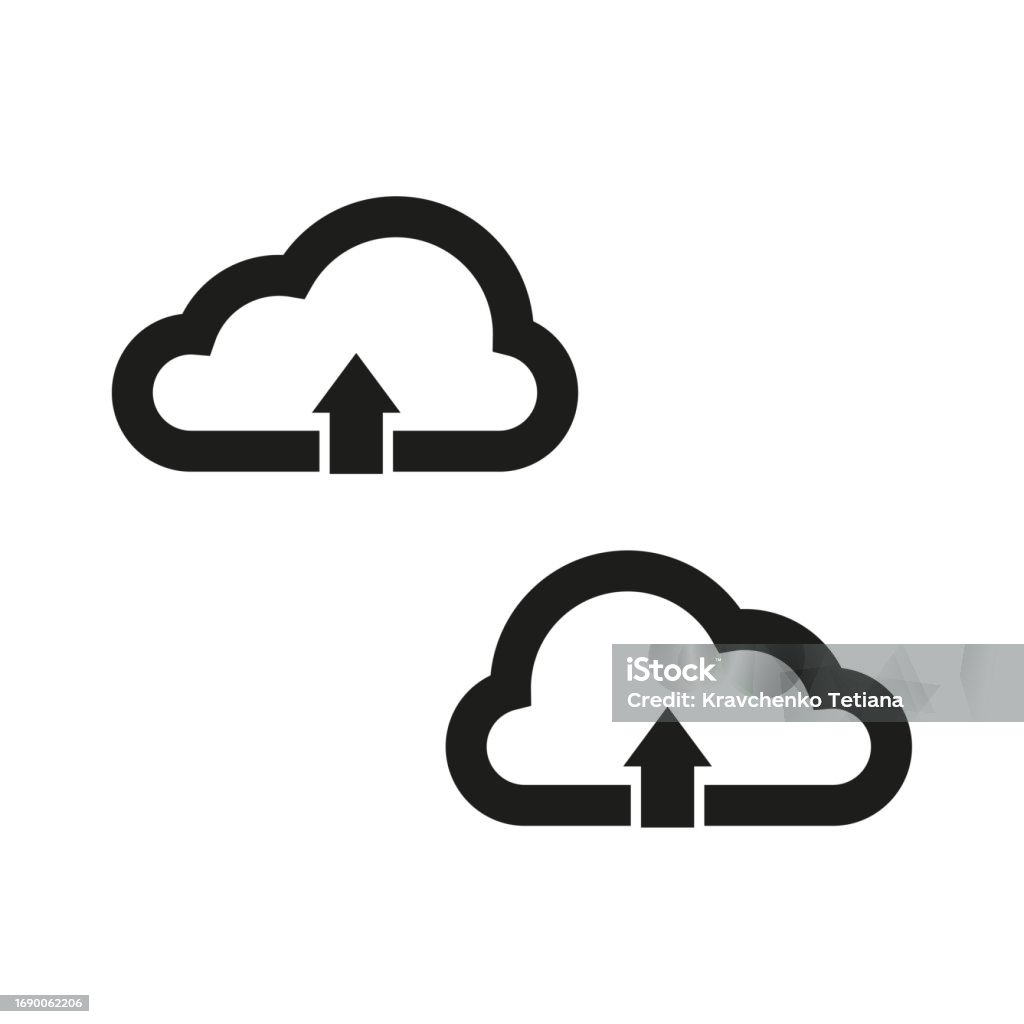 Unggah Ikon Vektor Unggah Di Ikon Cloud Simbol Penyimpanan Cloud ... Unggah Ikon Vektor Unggah Di Ikon Cloud Simbol Penyimpanan Cloud ...
