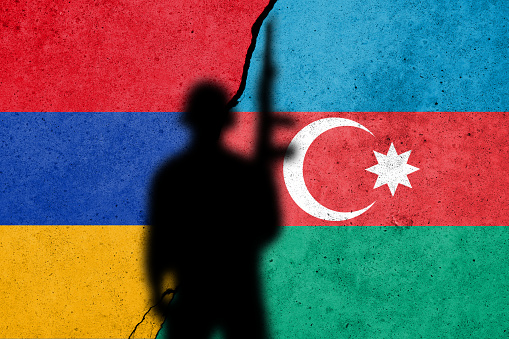 Konflik Armenia Dan Azerbaijan Di Nagorno Karabakh Bendera Azerbaijan ... Konflik Armenia Dan Azerbaijan Di Nagorno Karabakh Bendera Azerbaijan ...