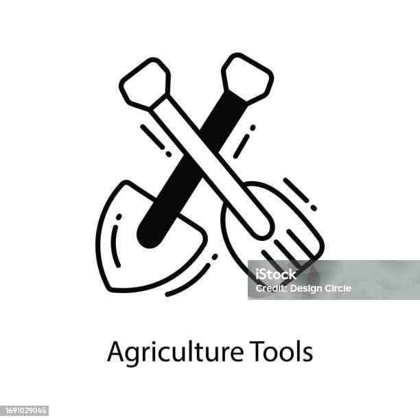Agriculture Tools Doodle Icône Illustration De Conception Symbole De
