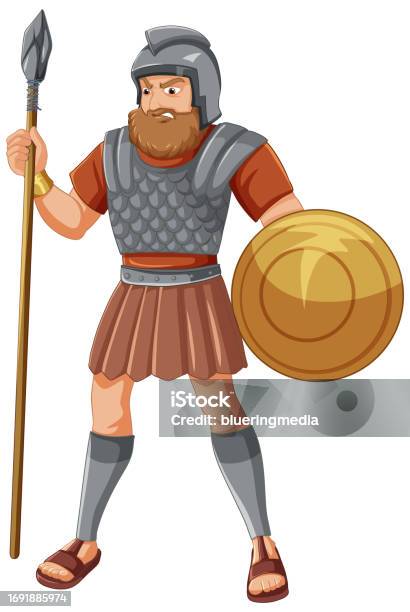 Goliath Un Personnage De Bande Dessinée De Lhistoire Biblique