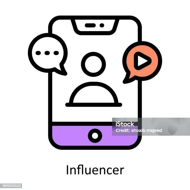 Vektor Influencer Mengisi Ilustrasi Ikon Kerangka Berkas Eps 10 ... Vektor Influencer Mengisi Ilustrasi Ikon Kerangka Berkas Eps 10 ...