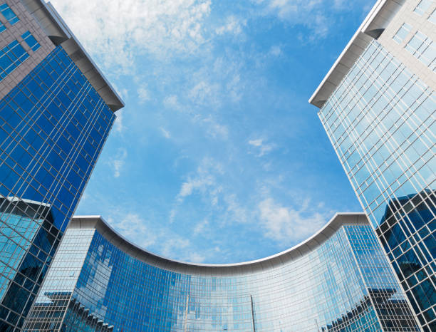 Free Stock Photo of Round Building With Many Windows Against Sky ...