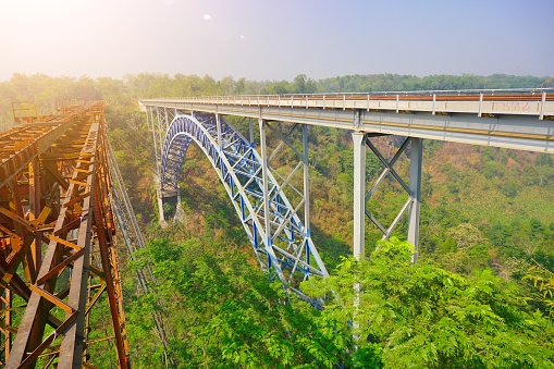 Cisomang Railway Bridge Construction Of Purwakarta The Highest Railway ... Cisomang Railway Bridge Construction Of Purwakarta The Highest Railway ...