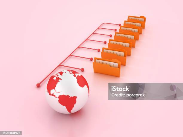 Computer Folder Structure With Globe World Stock Photo - Download Image ... Computer Folder Structure With Globe World Stock Photo - Download Image ...