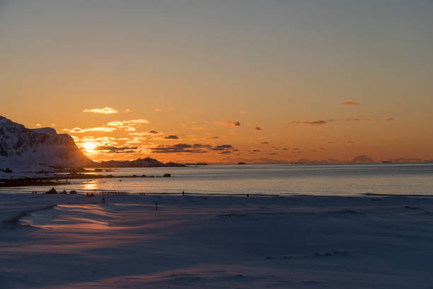 Free Stock Photo of Winter Ocean Sunset | Download Free Images and Free Illustrations