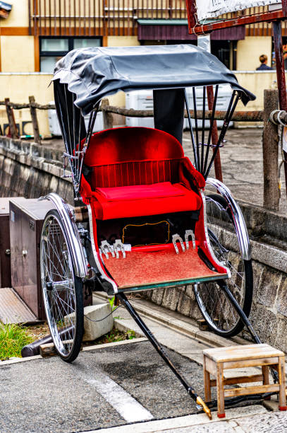 Free Stock Photo of Traditional Japanese street with rickshaw ...