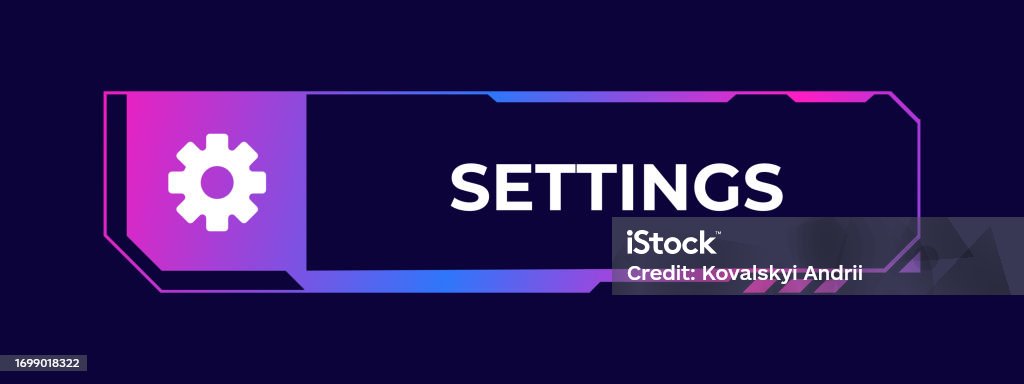 Setting Stream Button Setting Gear Ui Elements Kit Vector Illustration ... Setting Stream Button Setting Gear Ui Elements Kit Vector Illustration ...