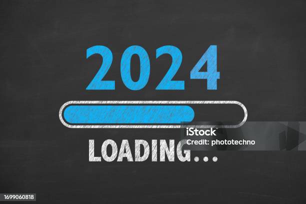 Loading New Year 2024 On Blackboard Background Stock Photo - Download ... Loading New Year 2024 On Blackboard Background Stock Photo - Download ...