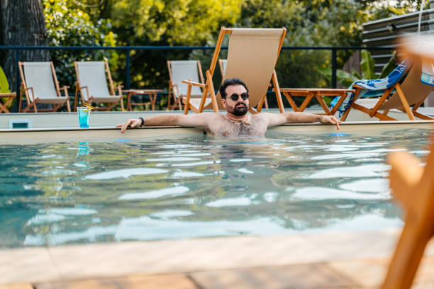 Free Stock Photo of Man relaxing in the swimming pool | Download Free ...
