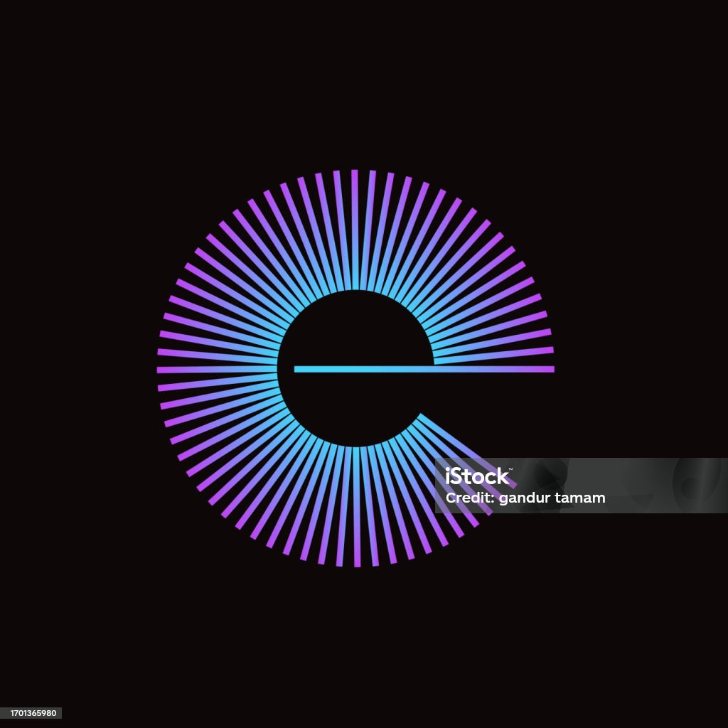 Vetores De Modelo De Elemento De Design De Ícone De Logotipo Da Letra E Ilustração Vetorial E
