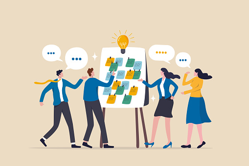 Workshop Atau Diskusi Bisnis Meeting Atau Brainstorming Ide Baru Kelas