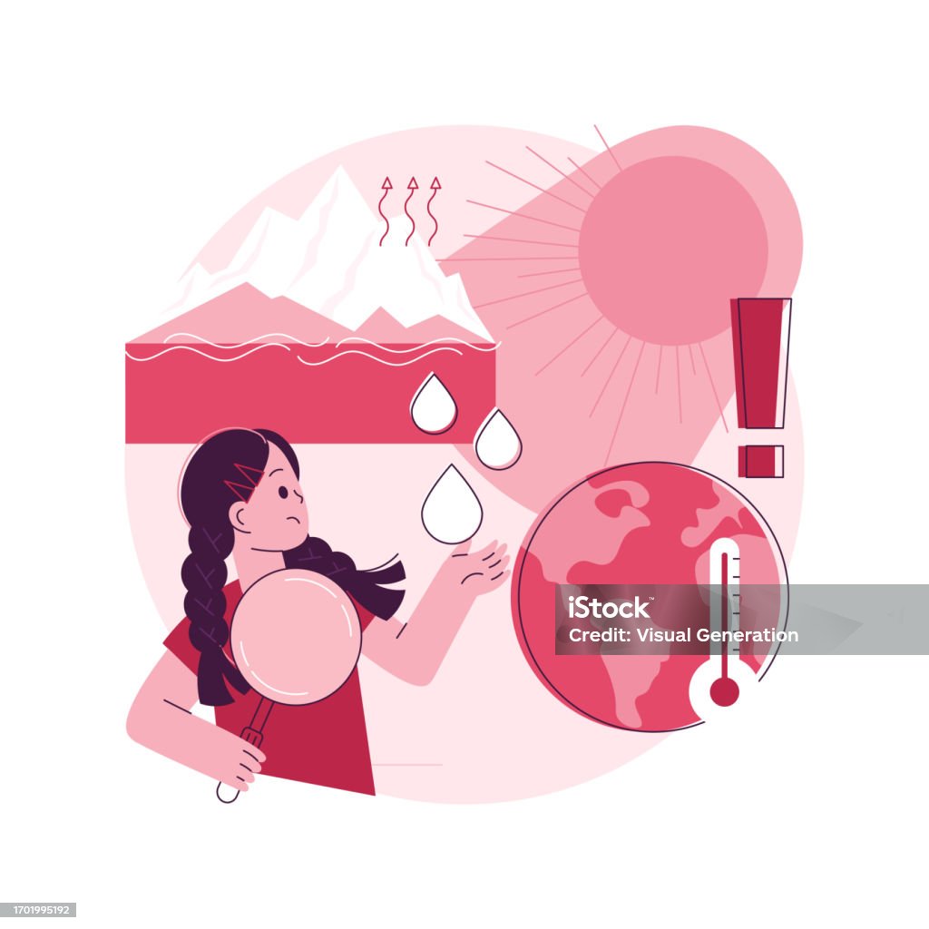 Melting Glaciers Abstract Concept Vector Illustration Stock ... Melting Glaciers Abstract Concept Vector Illustration Stock ...