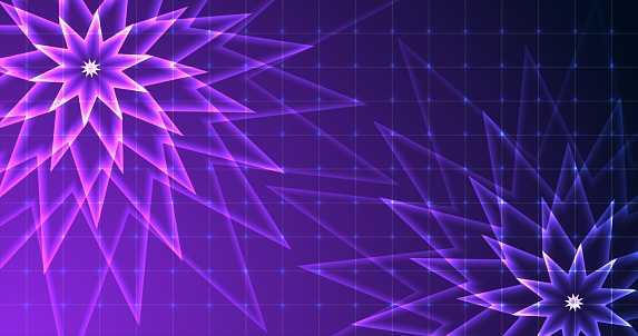 Infinite Generating Star Polygon Flower On A Futuristic Colorful ... Infinite Generating Star Polygon Flower On A Futuristic Colorful ...