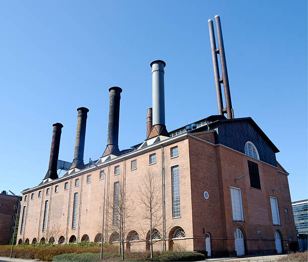 Free picture: building, factory, industrial, tower, windows ...