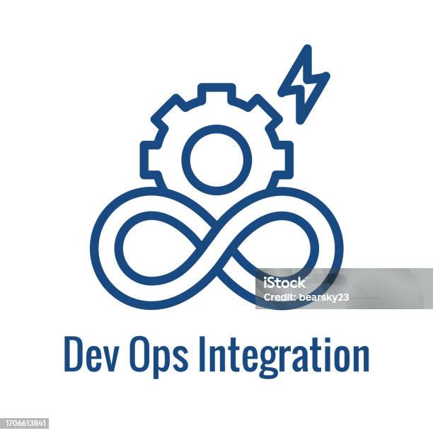Kubernetes Development And Environment Icon Showing Aspect Stock