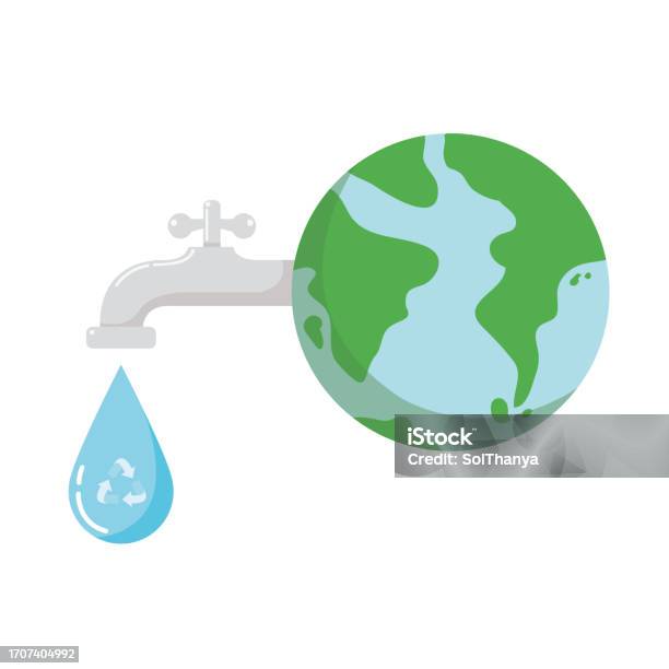 Save Water Concept Help To Save The Water Ecology Design Environmental
