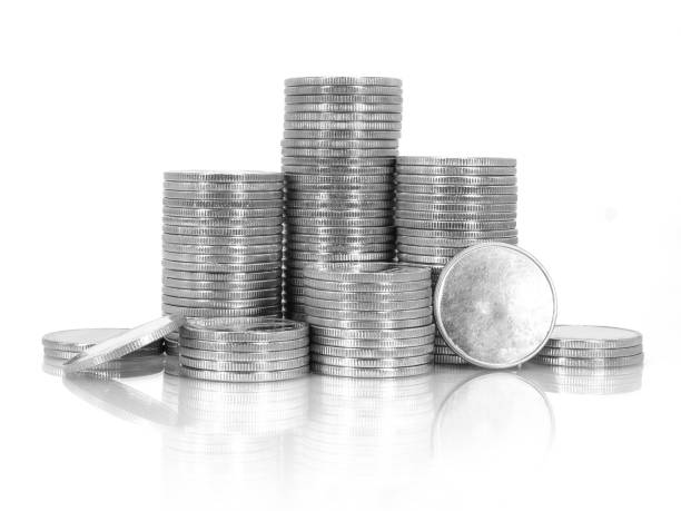 Free Stock Photo of Silver Coins on White Table | Download Free Images ...