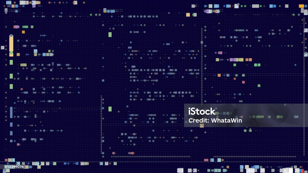 Programming Console With Dark Background Coding Vector Stock