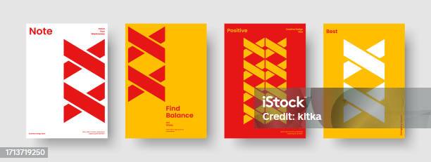 Template Laporan Geometris Tata Letak Latar Belakang Modern Desain