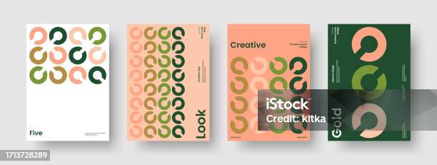 Desain Banner Geometris Tata Letak Presentasi Bisnis Kreatif Template