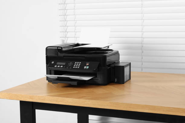 Free Stock Photo of Printer on Wooden Table | Download Free Images and ...