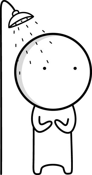 110 Ilustraciones De Persona Mayor En Ducha Ilustraciones De Stock