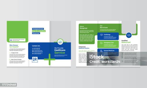 Medical Brochure Design Templates Modern With Colorful A4 Size Trifold